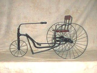 Picture Of Ernest Michaux And Michaudine Velocipede Invented In 1861
